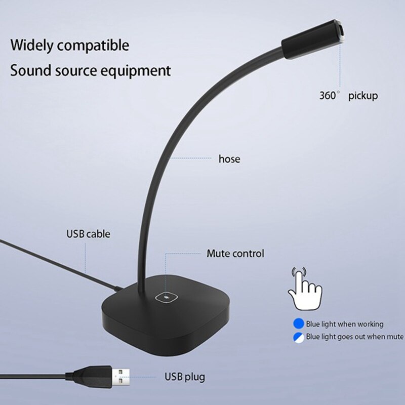 Desktop Microphone PC Microphone USB Microphone Co... – Vicedeal