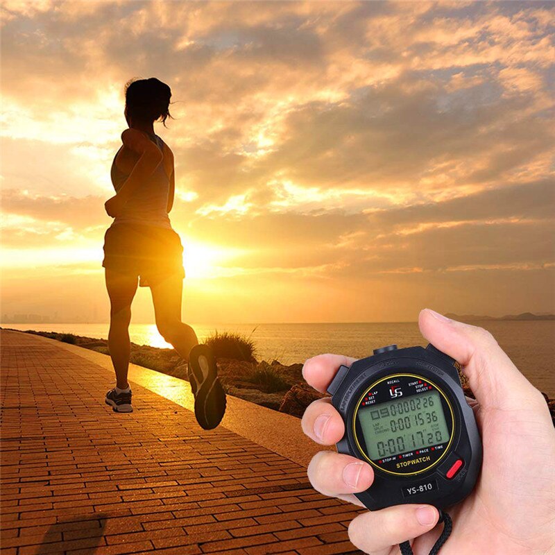 Digitale Stopwatch Sport Timer Handheld Lcd Grote ... – Grandado