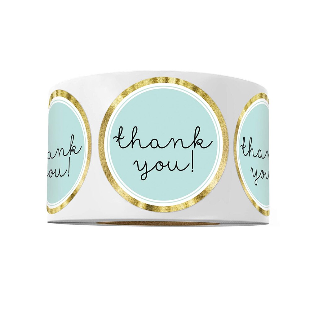 Dank U Stickers Voor Relatiegeschenk Verpakking 50... – Vicedeal