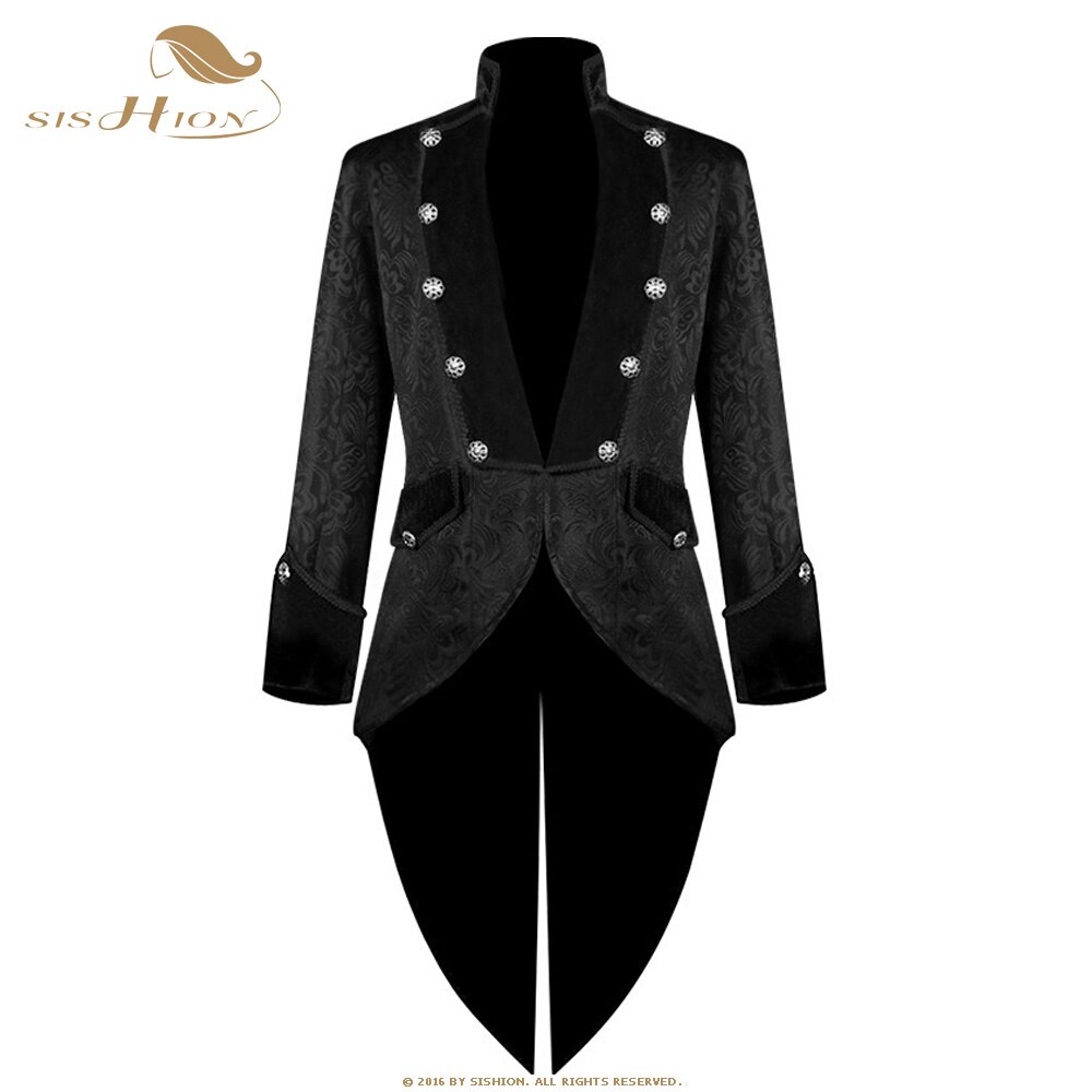 SISHION Men Medieval Victorian Costume Tuxedo Gent... – Grandado