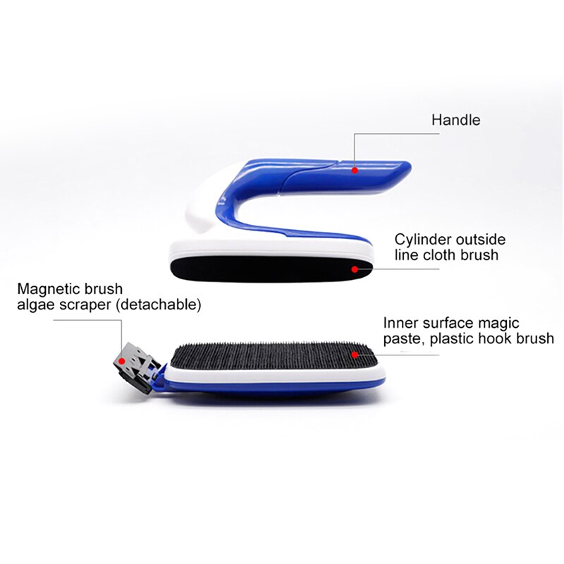 Magnetic Brush Fish Tank Brush Strong Suction Alga... – Grandado