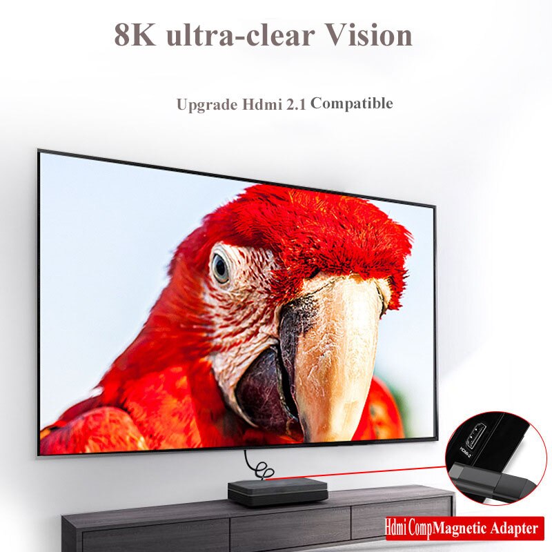 Magnetic Hdmi compatible Adapter 8K High-Definitio... – Grandado