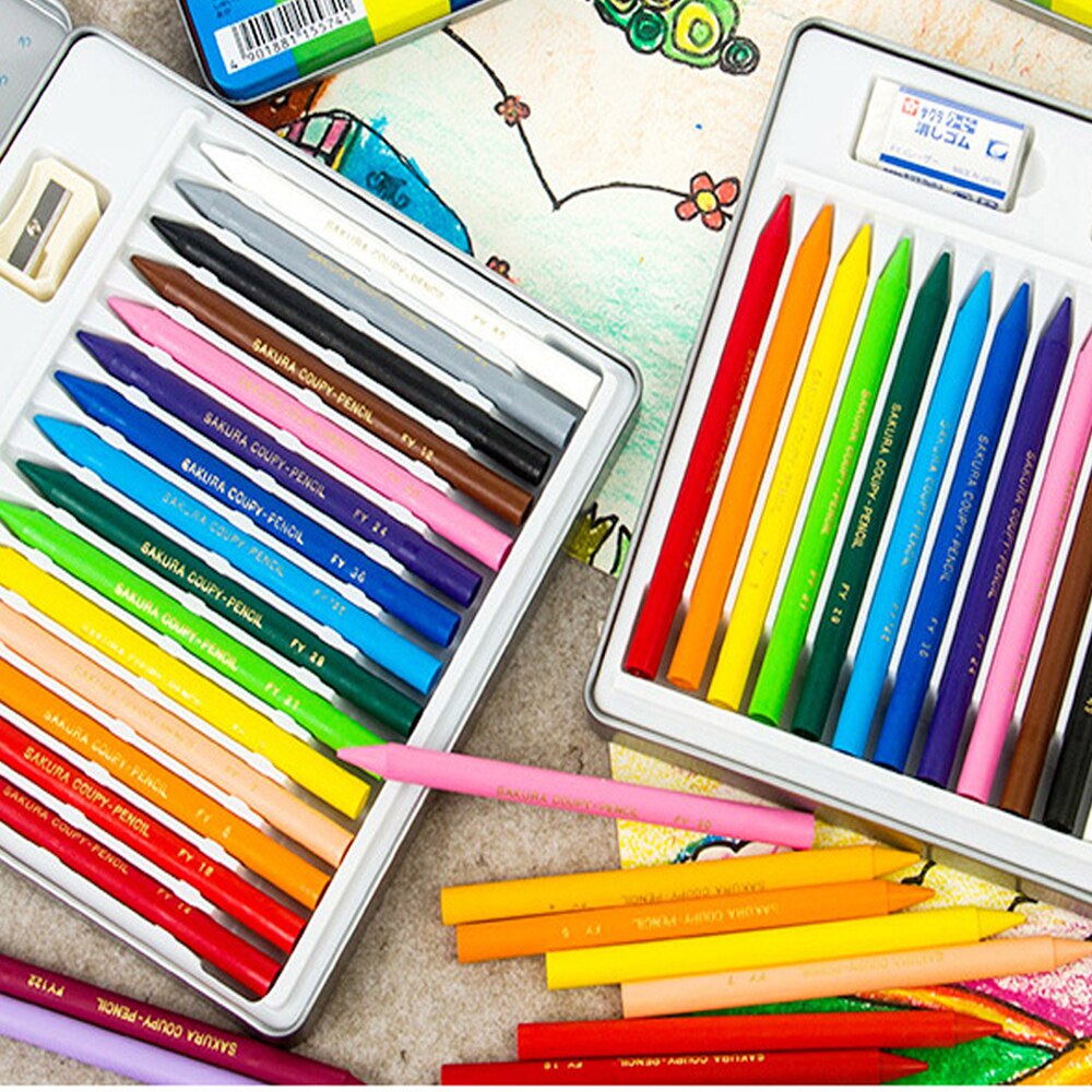 SAKURA18/30/60 Color Kindergarten Children's C... – Grandado