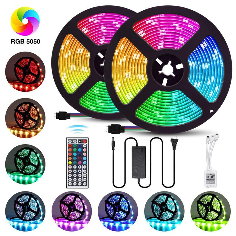 LED Strip Light Waterproof 16.4ft RGB LED Rope Lig... – Grandado
