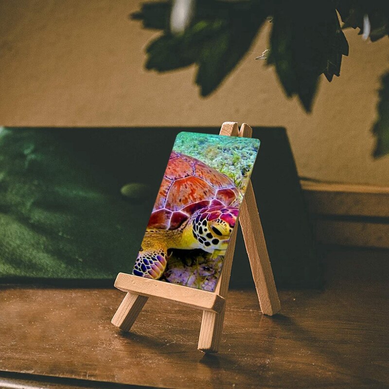 25 Pieces of Mini 5 Inch Wooden Easel. Business Ca... – Grandado