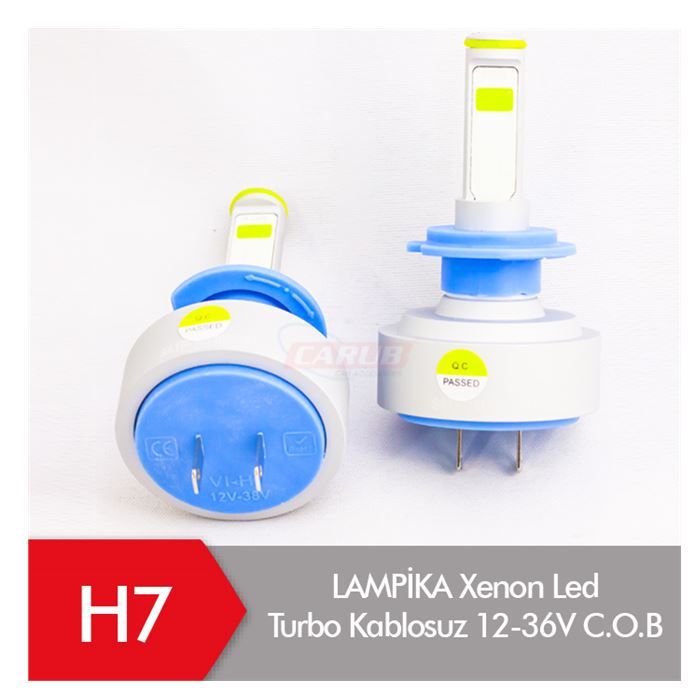 Xenon Led Turbo Wireless 12V C.O.B H7 – Grandado