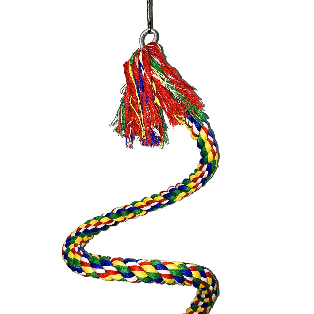 Bird Toys Hanging Rope Perch Parrot Rotary Type Fo... – Vicedeal