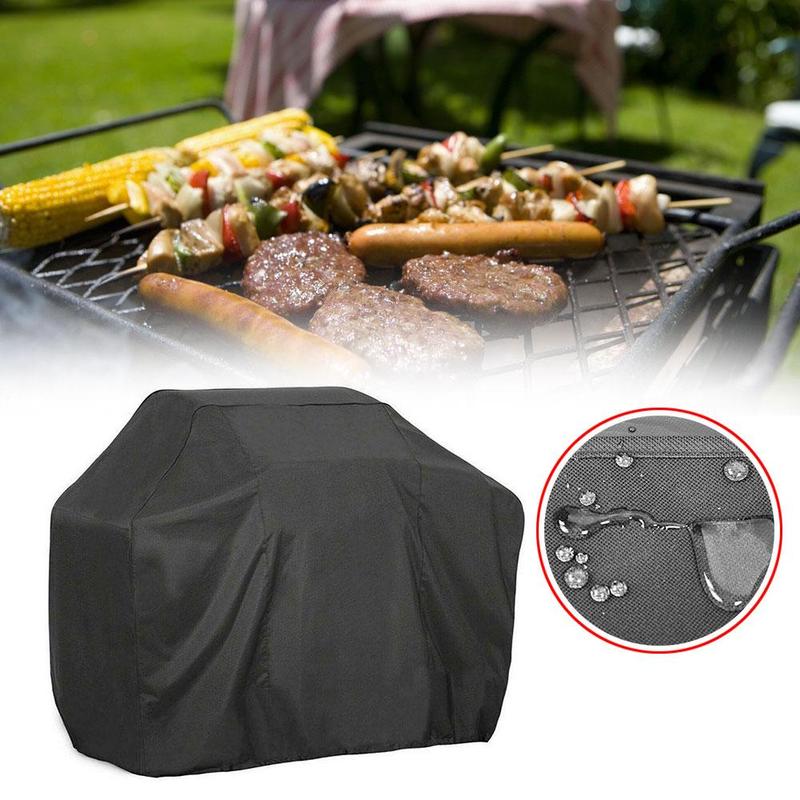 Grill sort vandtæt bbq overtræk udendørs regngrill... – Grandado
