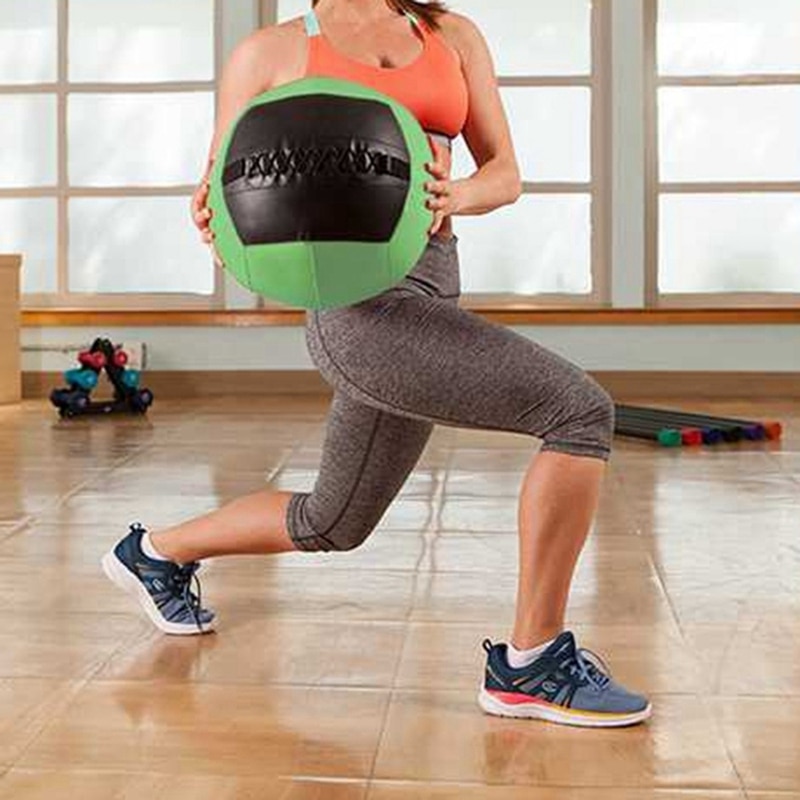 -Ran Color 35cm Empty Medicine Ball Soft Wall Ball... – Grandado