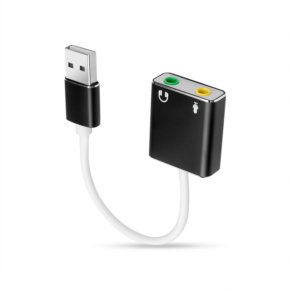 External USB Sound Card Headphone 3D Stereo USB Au... – Grandado