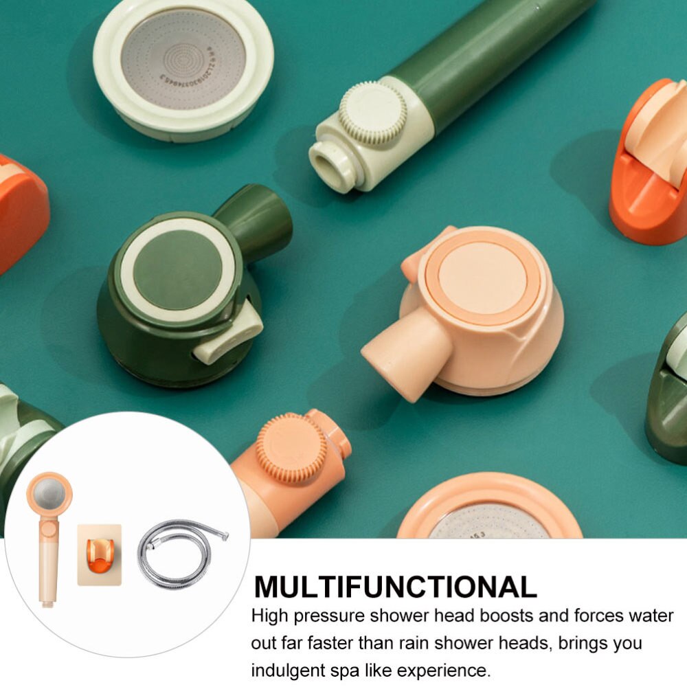 1 Set Pressurized Shower Head Bathroom Shower Head... – Vicedeal