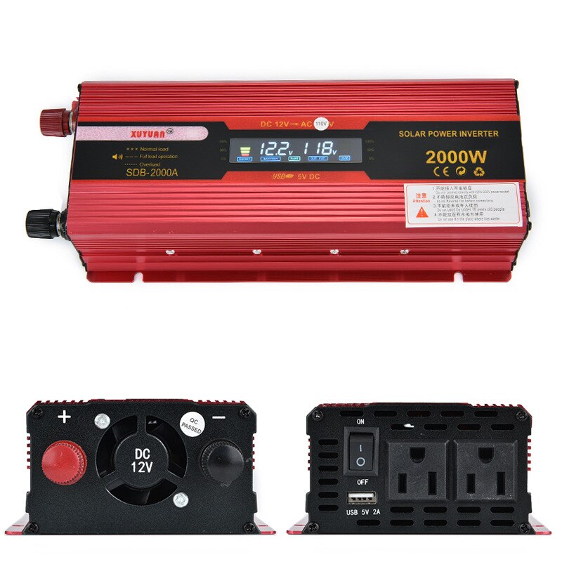 2000W Modified Sine Wave Inverter DC 12v To AC 110... – Grandado