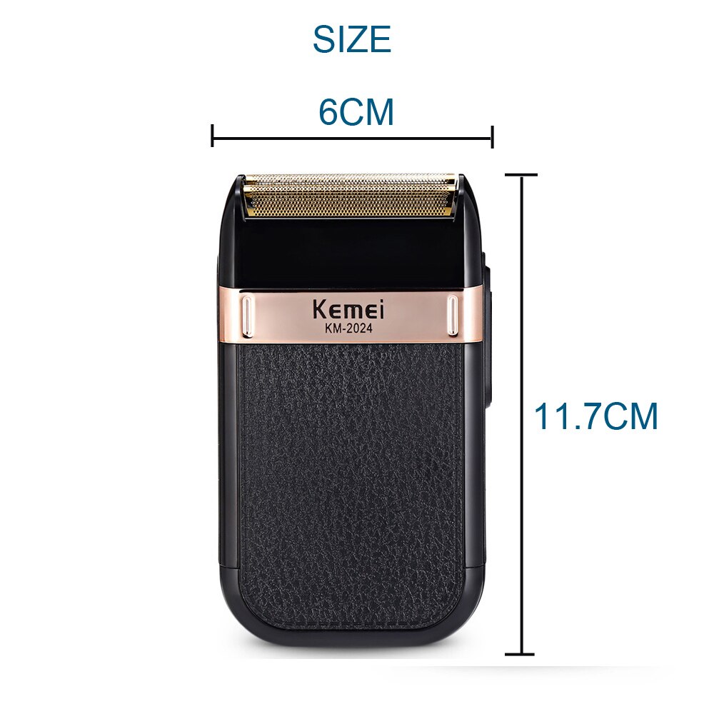 Kemei-Afeitadora eléctrica 3D para hombres, máquin... – Grandado
