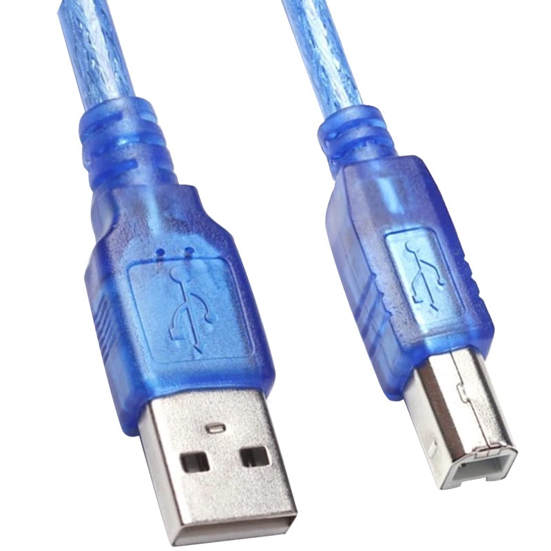 POWERMASTER-CABLE de impresora USB transparente, 1... – Vicedeal
