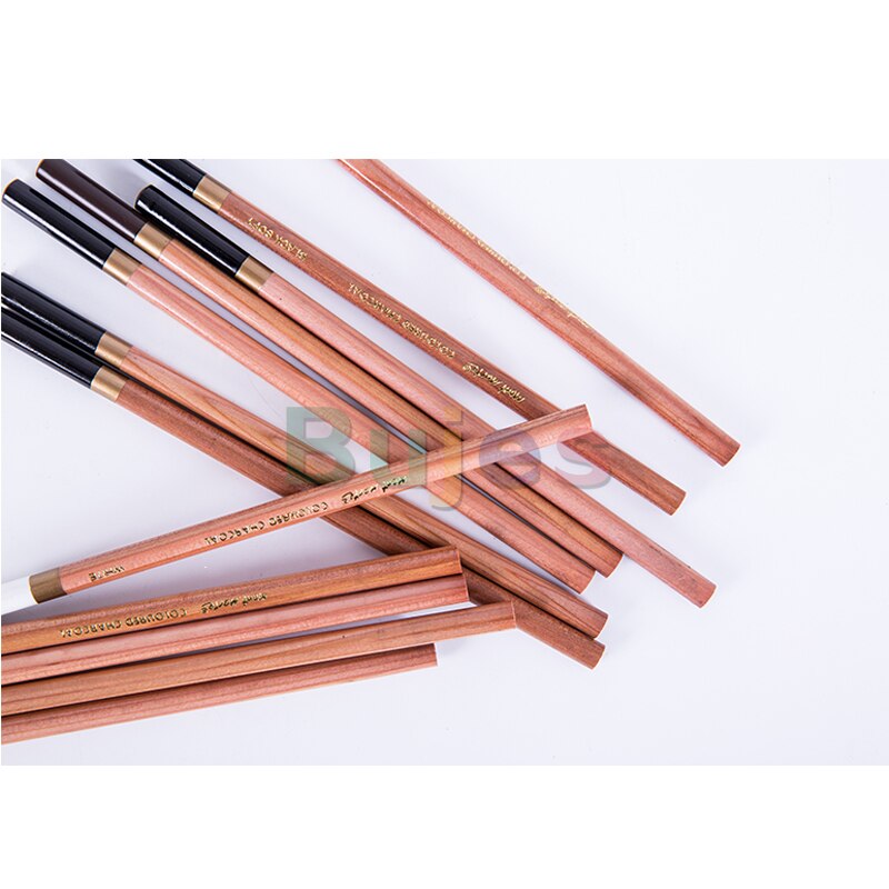 Mont Marte White color carbon drawing pencil 12 co... – Grandado