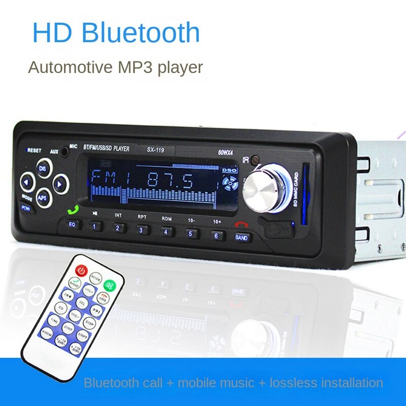 SX-119 Car Bluetooth Card Machine Bluetooth Hands-... – Grandado