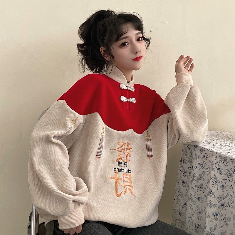 Year Chinese Style Clothing Women Blouses Asian St... – Grandado