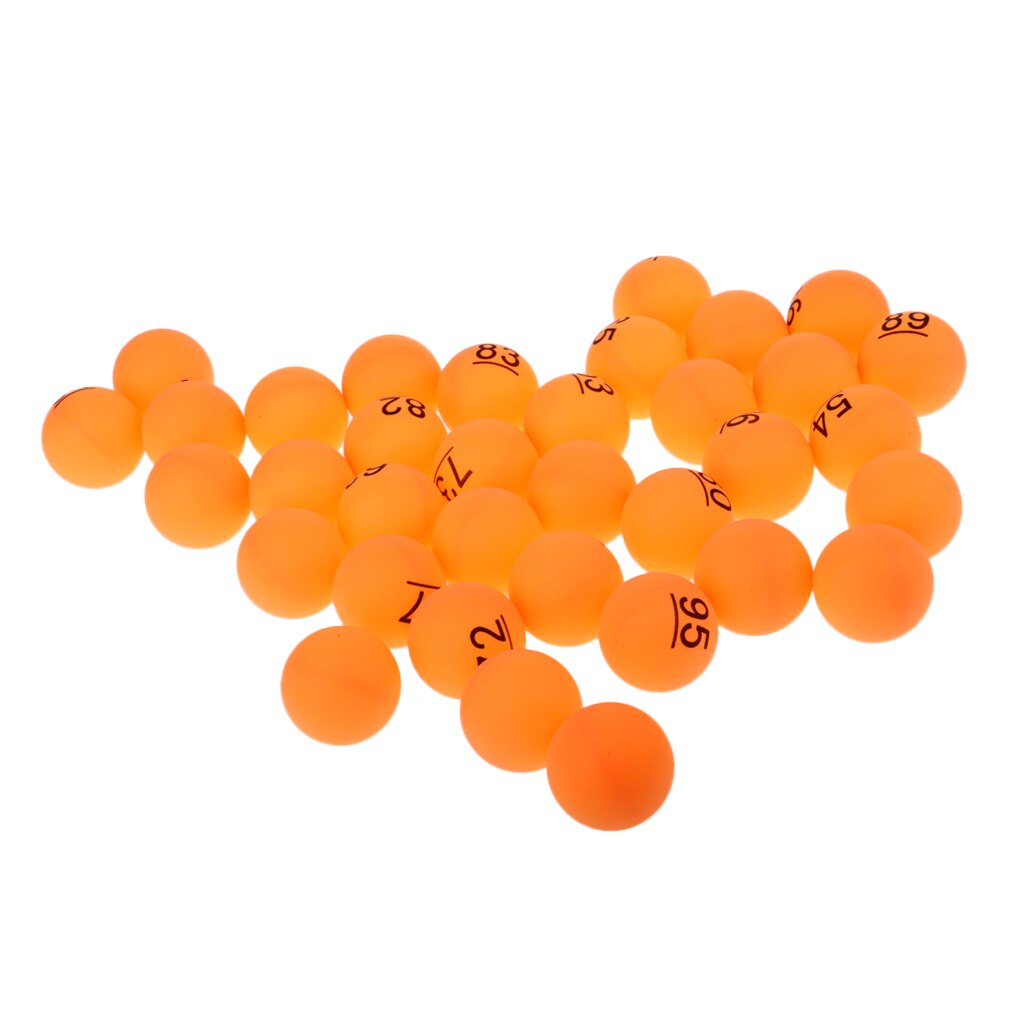 Pack of 50 Table Tennis Training Balls 40mm Practi... – Grandado