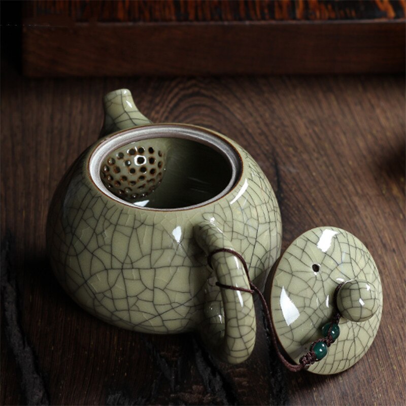 Tea Set Crackle Glaze Ge Kiln Longquan Celadon Cer... – Grandado