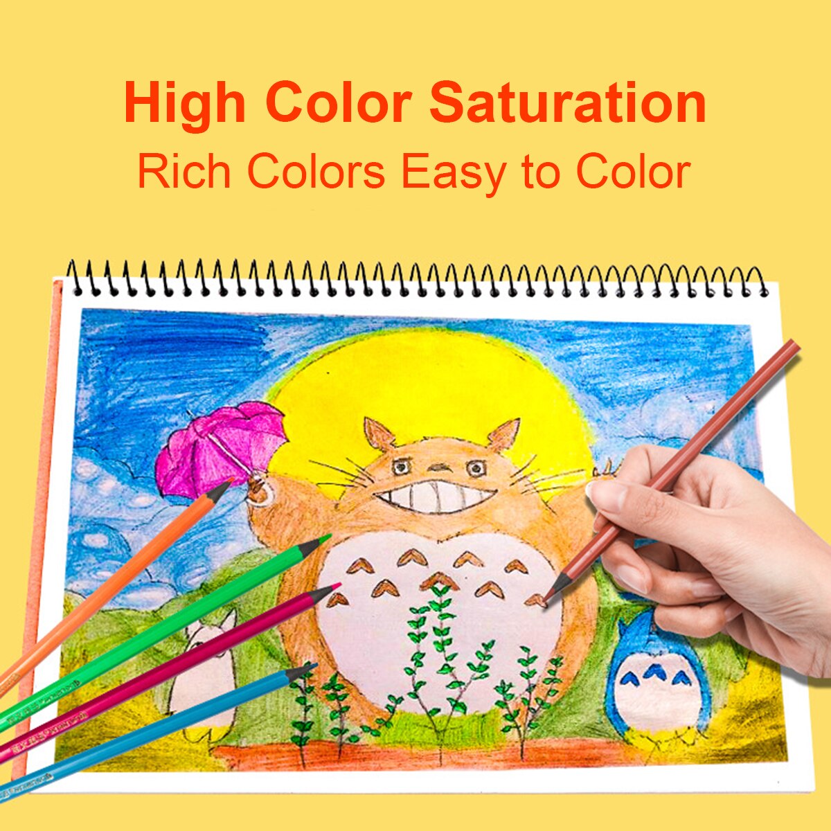 Colored Peccils 12/24pcs Cartoon Animal Colored Pe... – Vicedeal