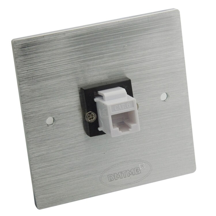 Enkele poort RJ45 netwerk metalen aluminium muur p... – Grandado