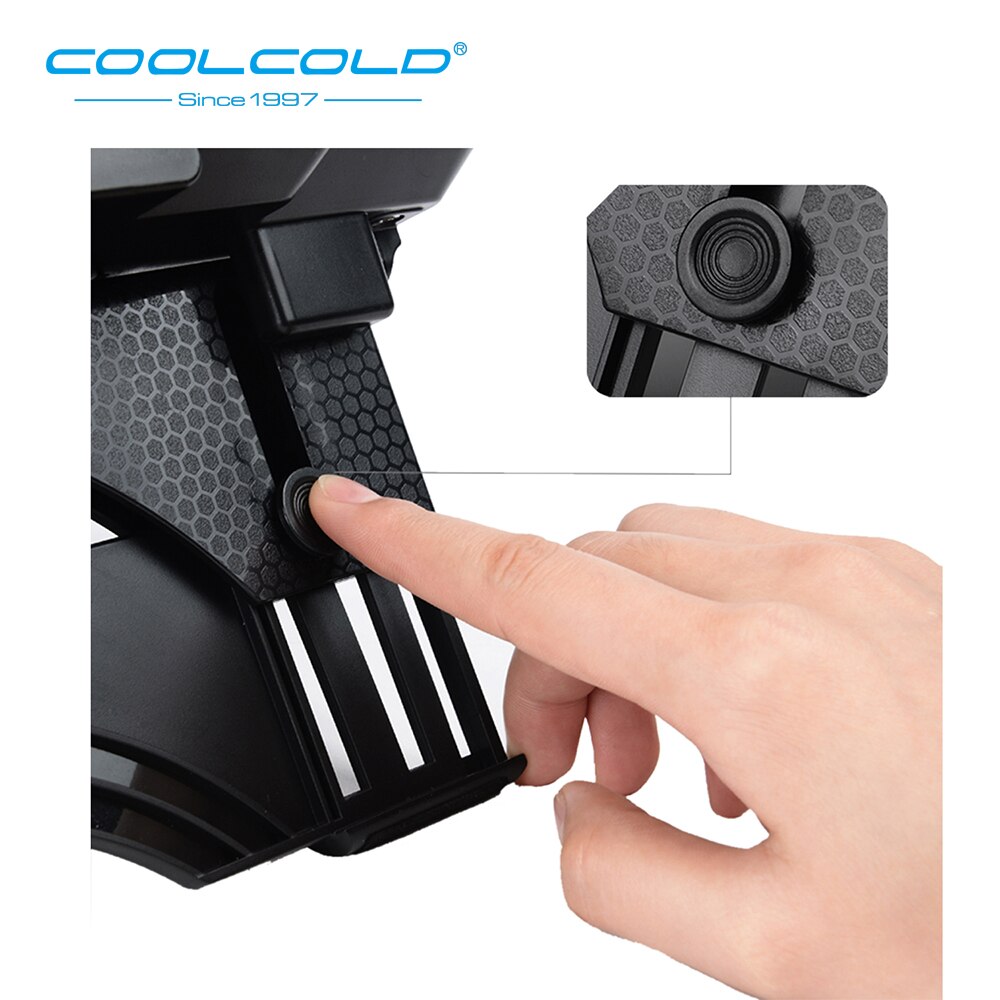 Coolcold 2 usb bärbar kylkudde fem justerbara vink... – Grandado