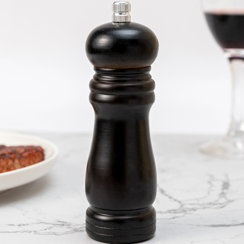 Black Pepper Mill Dutch Wood Manual Pepper Grindin... – Vicedeal