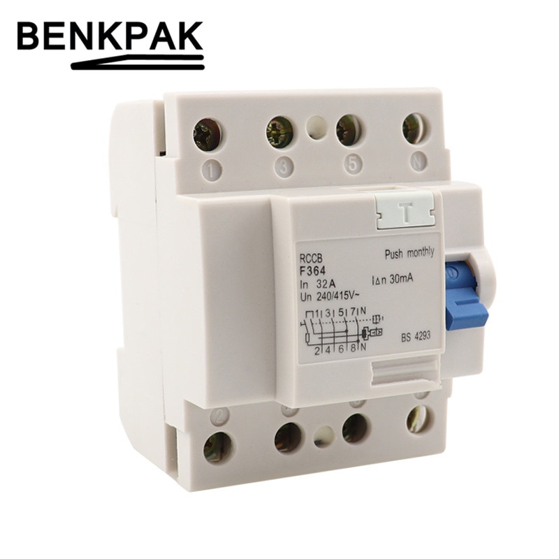 RCCB 4P 32A 40A 63A residual current circuit break... – Vicedeal RCCB 4P 32A 40A 63A residual current circuit break... – Vicedeal