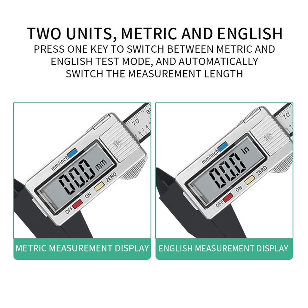 Digital Caliper 6 Inch 150mm Micrometer Depth Meas... – Vicedeal