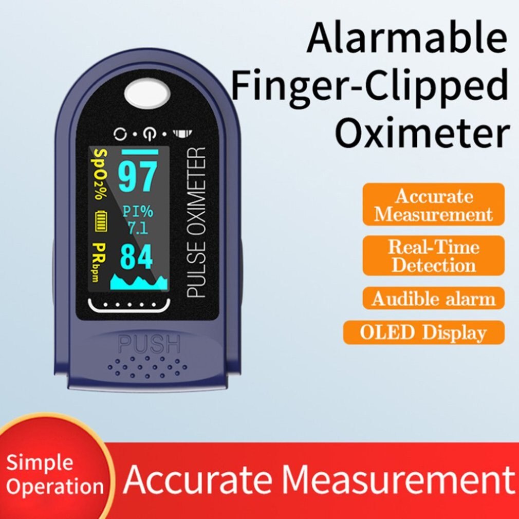 Finger Clip Pulse Oximeter Blood Oxygen Saturation... – Vicedeal