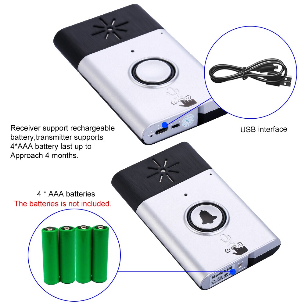 Wireless Voice Intercom Doorbell with Outdoor Unit... – Vicedeal