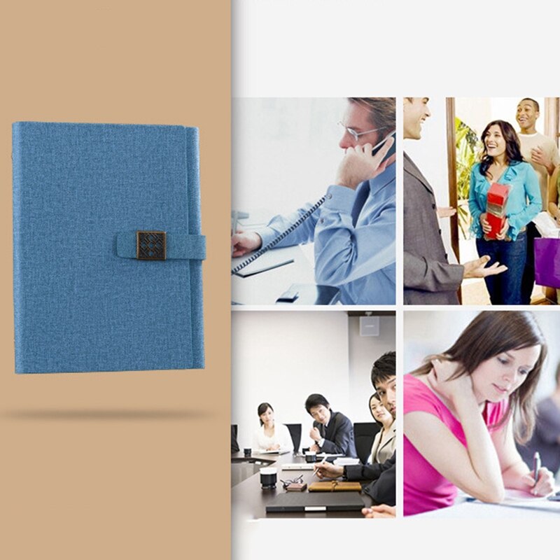 Buckle Type Spiral Notebook A5 Leather Notepad Loo... – Grandado