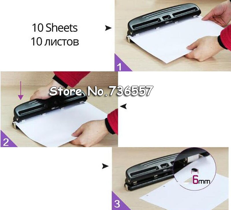 Metal 4 Hole Punch дырокол Adjustable A2 A3 A4 Pap... – Grandado