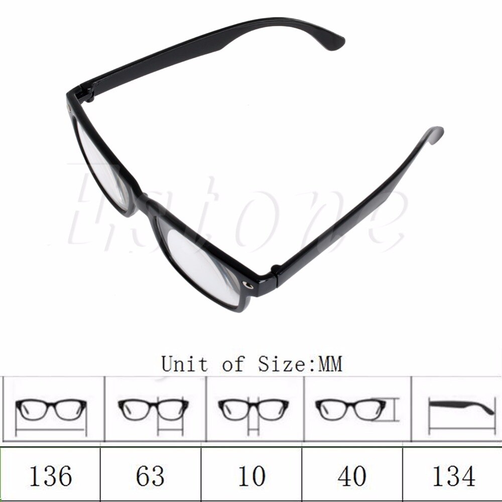 Classic Black Frame Retro Style spring Reading Gla... – Grandado