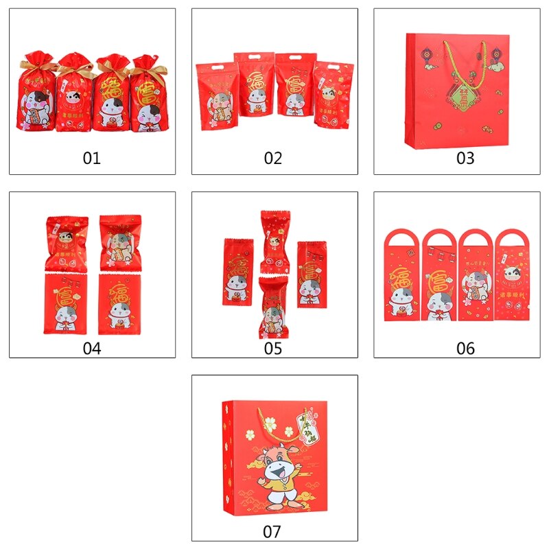Chinese Year Candy Bundles Nougat Snowflakes Biscu... – Vicedeal