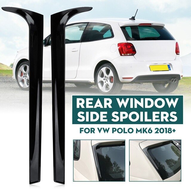 Gloss Black Rear Window Side Spoiler Wing For VW f... – Grandado