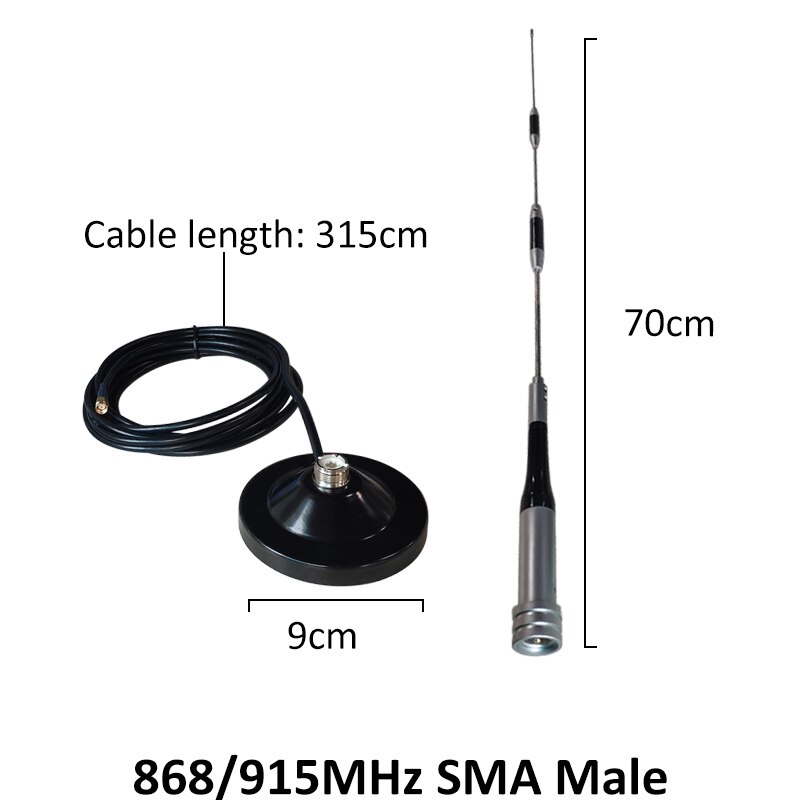 Gsm antenne 868 mhz 915 mhz antenne 10 dbi sma han... – Vicedeal