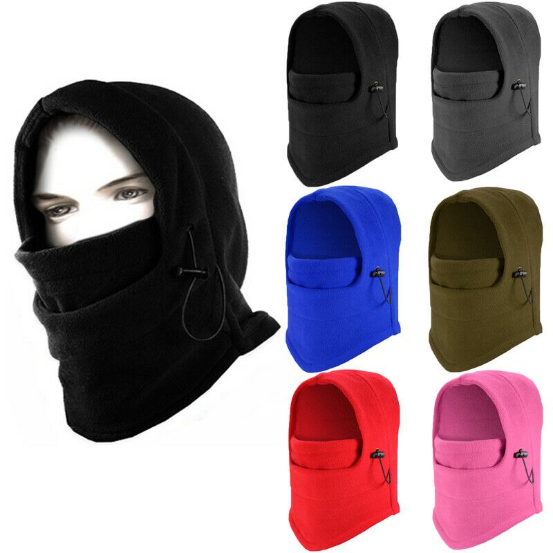 Men's Full Face Fleece Cap Snow Windproof Warmer B... – Grandado