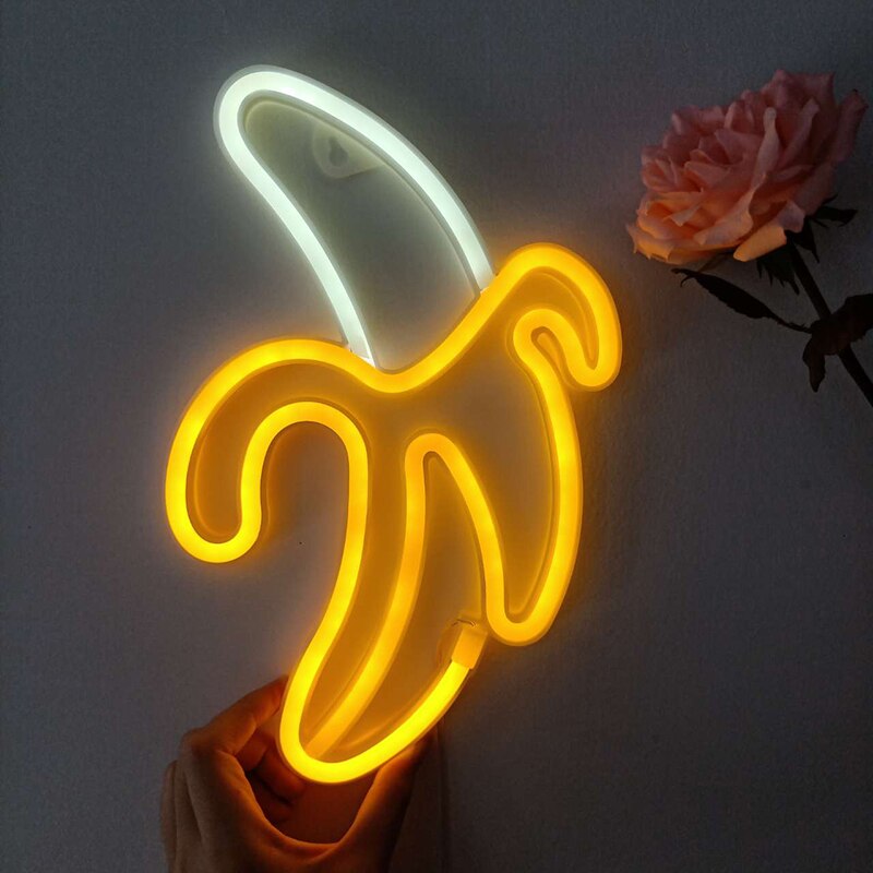 Banana Led Neon Light Sign Wall Lamp Neon Sign Nig... – Vicedeal