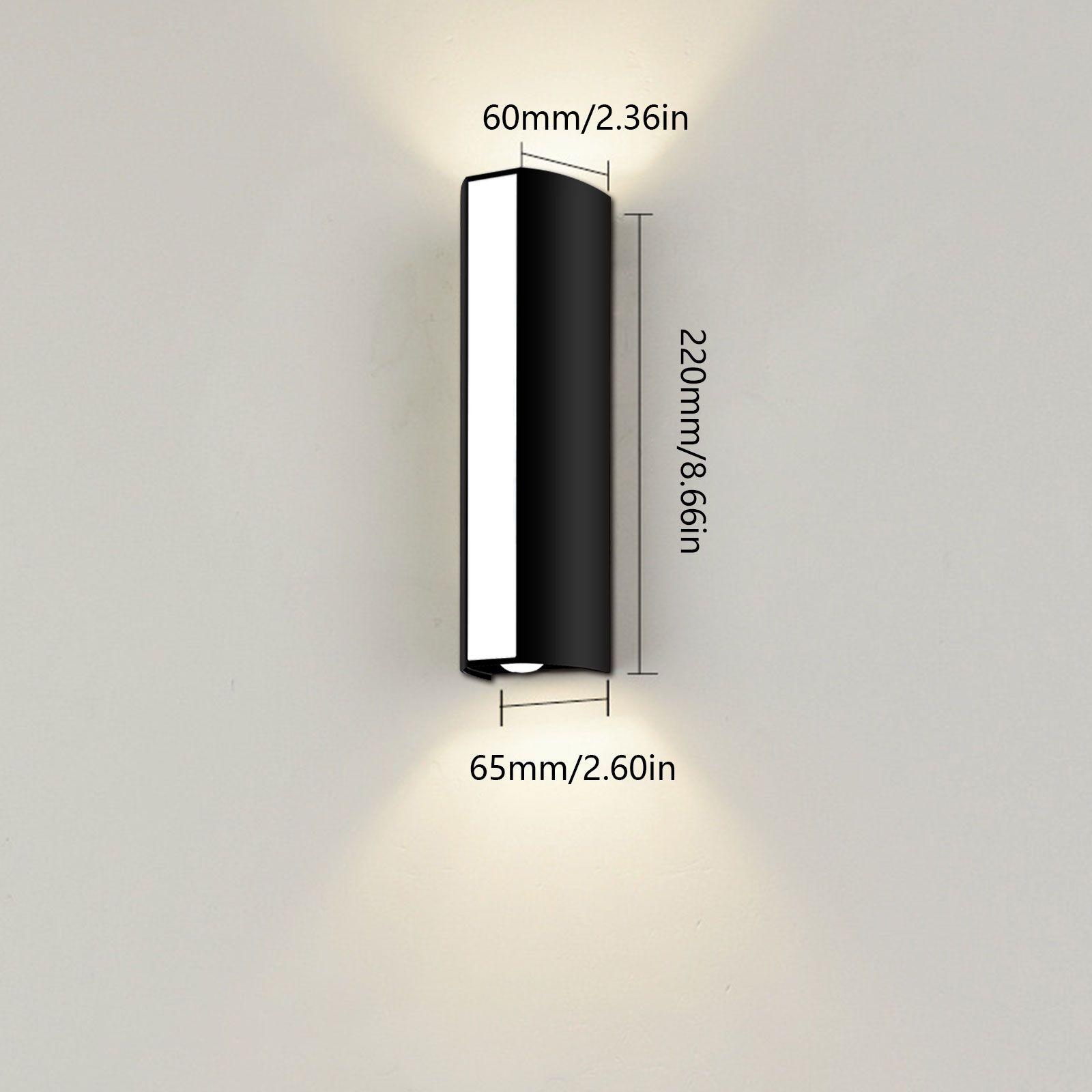 Up and Down LED Wall Lamp Waterproof AC85-265V 10W... – Grandado