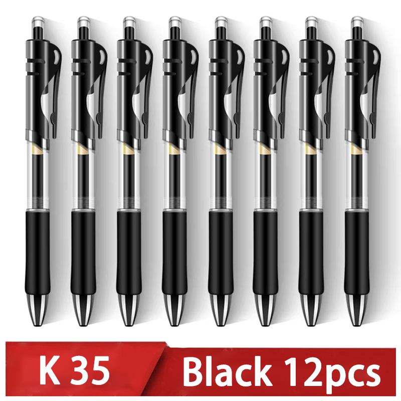 Retractable Gel Pen,Black, Red,Blue Ink Ballpoint ... – Grandado