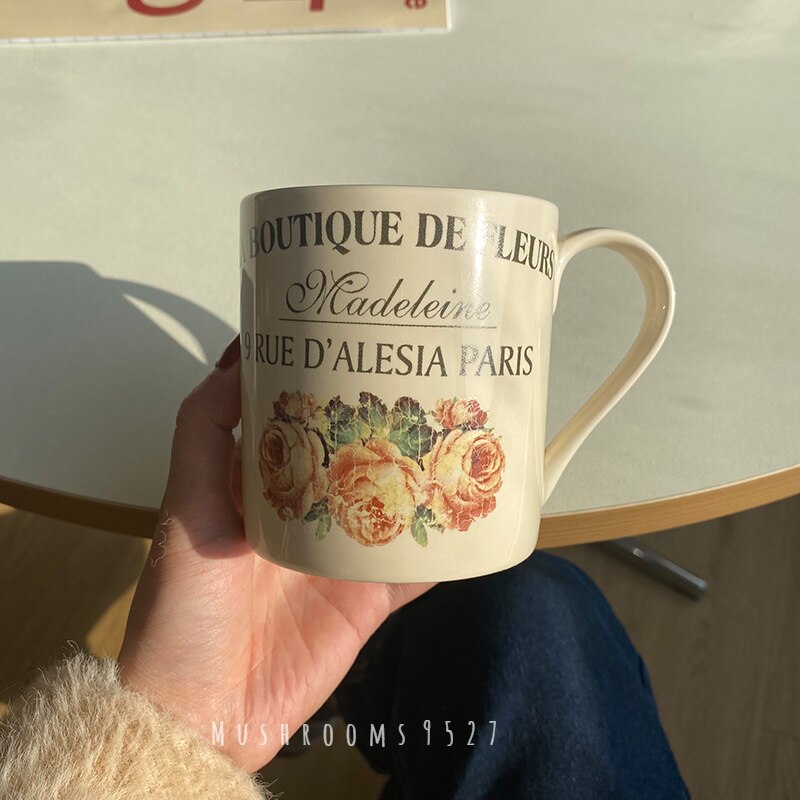 * Paddestoelen 9527 * Franse Vintage Beige Oude Ro... – Vicedeal