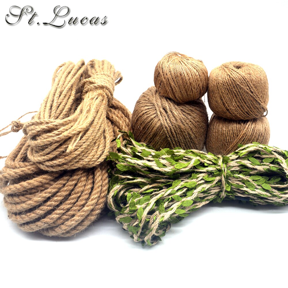 Natuurlijke Jute Hessische Jute Twijn Cord Hennep ... – Vicedeal