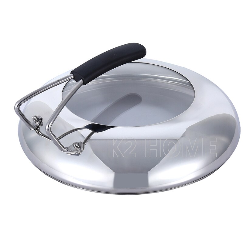 Sichtbar Edelstahl Wok Abdeckung Stand Up Topf Dec... – Vicedeal