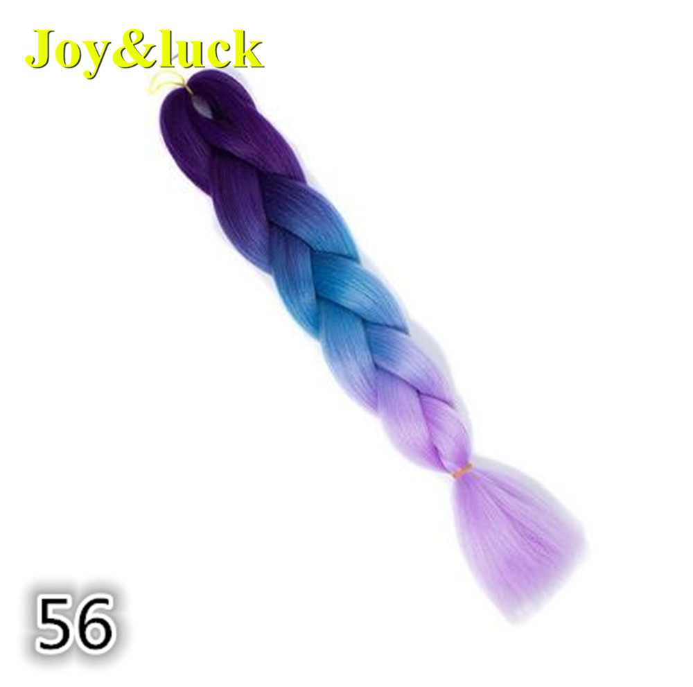 Joy&luck Women Jumbo Braid 24inch Long Three Tone ... – Grandado