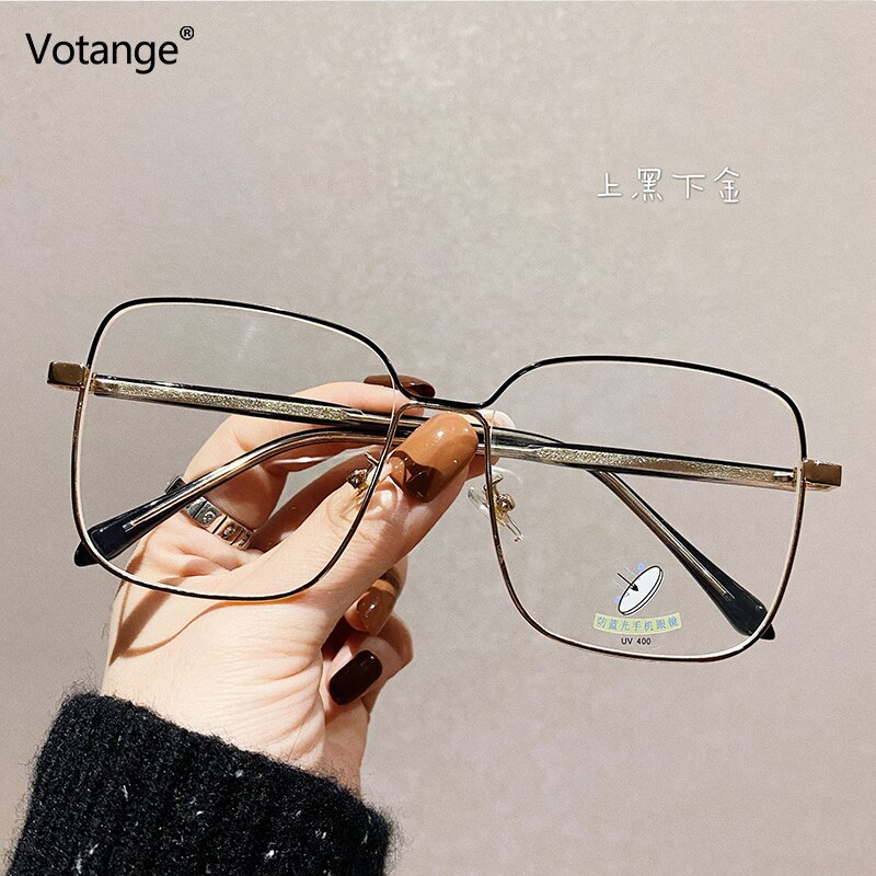 blue light blocking eyeglasses male vintage oversi... – Grandado