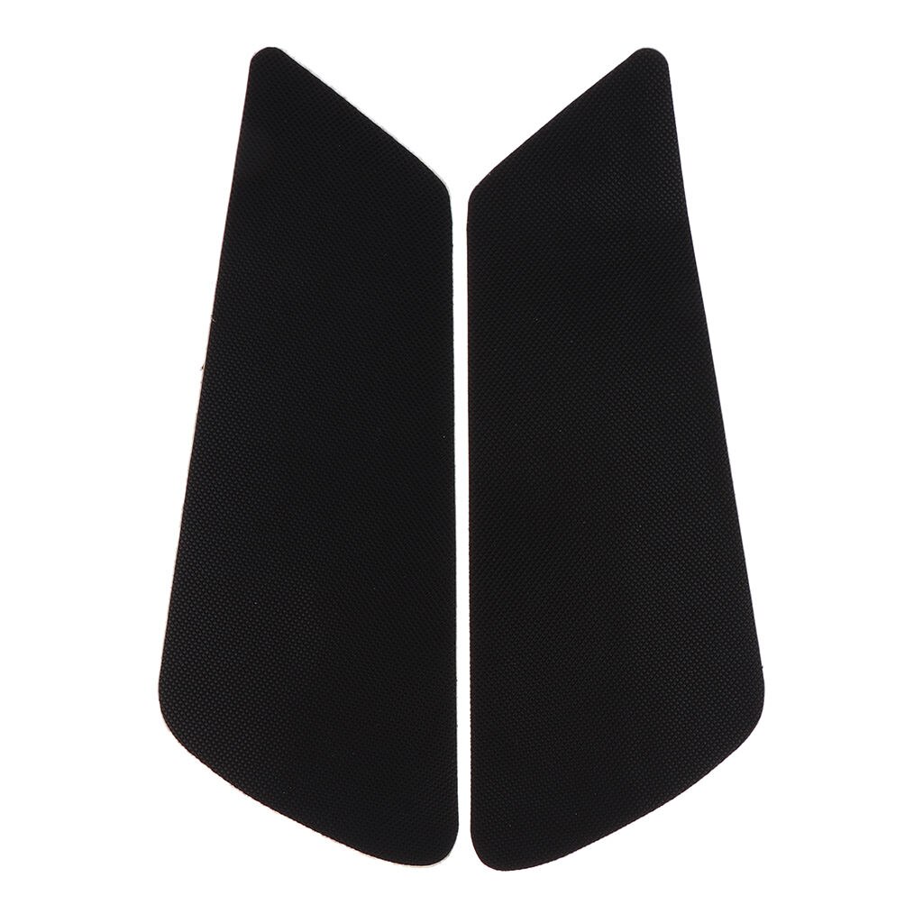 Black Motorcycle Rubber Tank Traction Pad Side Gas Grandado