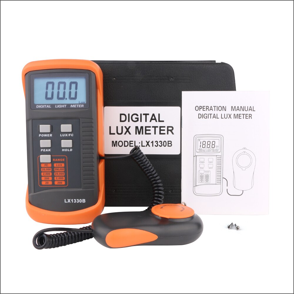 RZ Digital lux Meter 200,000 Lux Digital LCD Light... – Grandado