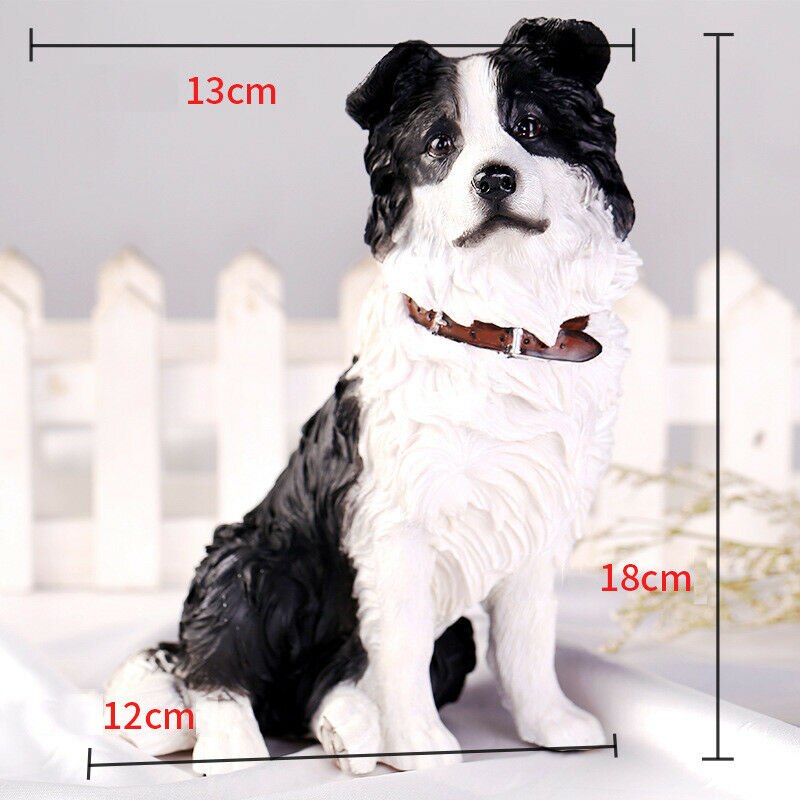 JJM Border Collie Cute Pet Animal Figure Model Toy... – Grandado