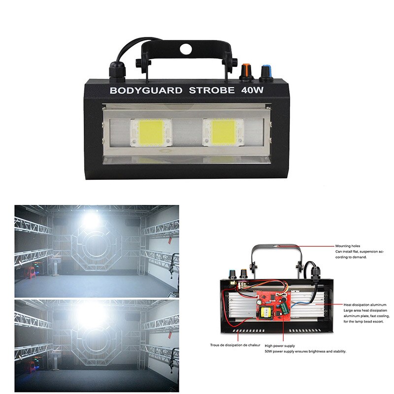 40W/60W RGB flash light Christmas Projector strobo... – Grandado